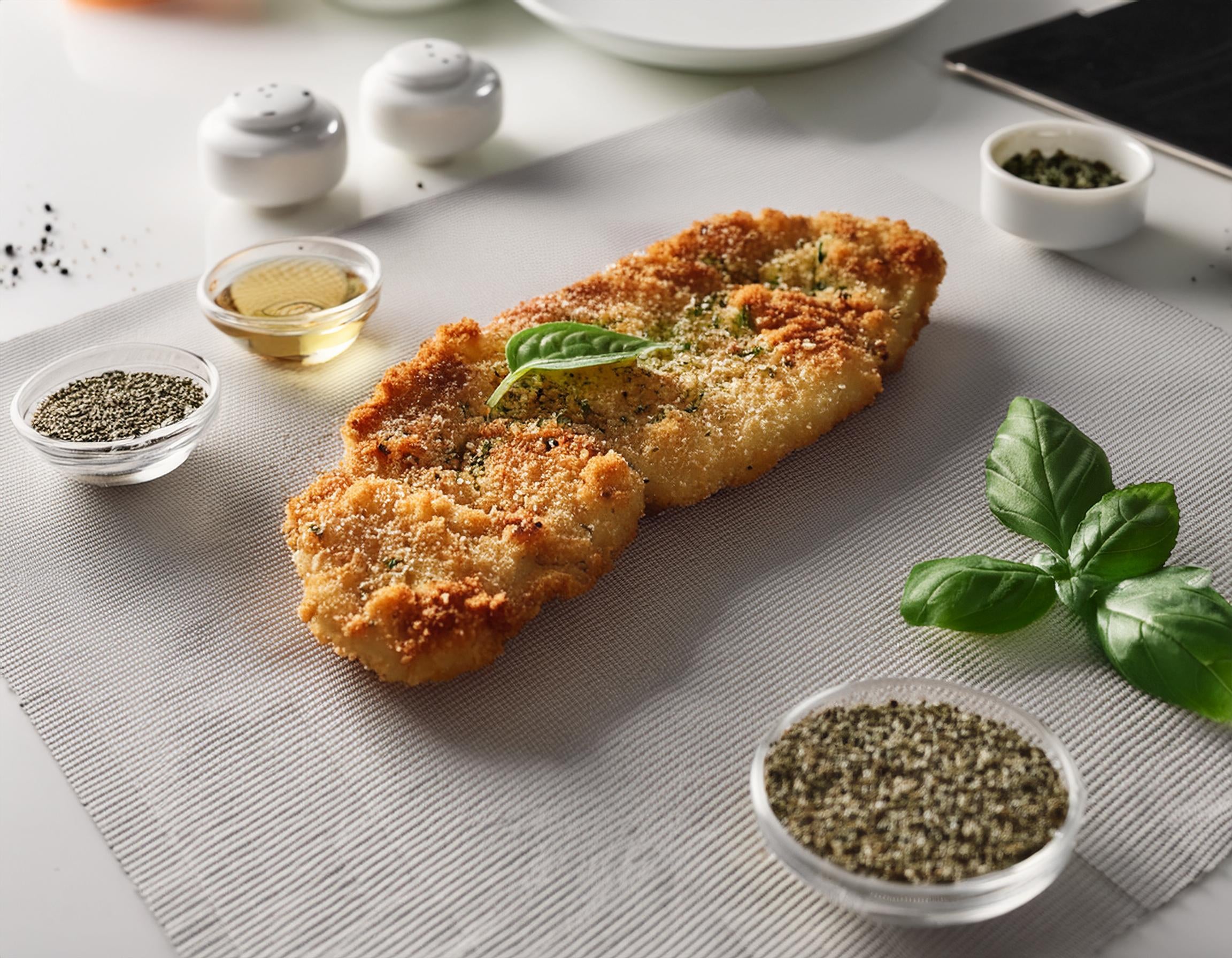 Pollo apanado saludable