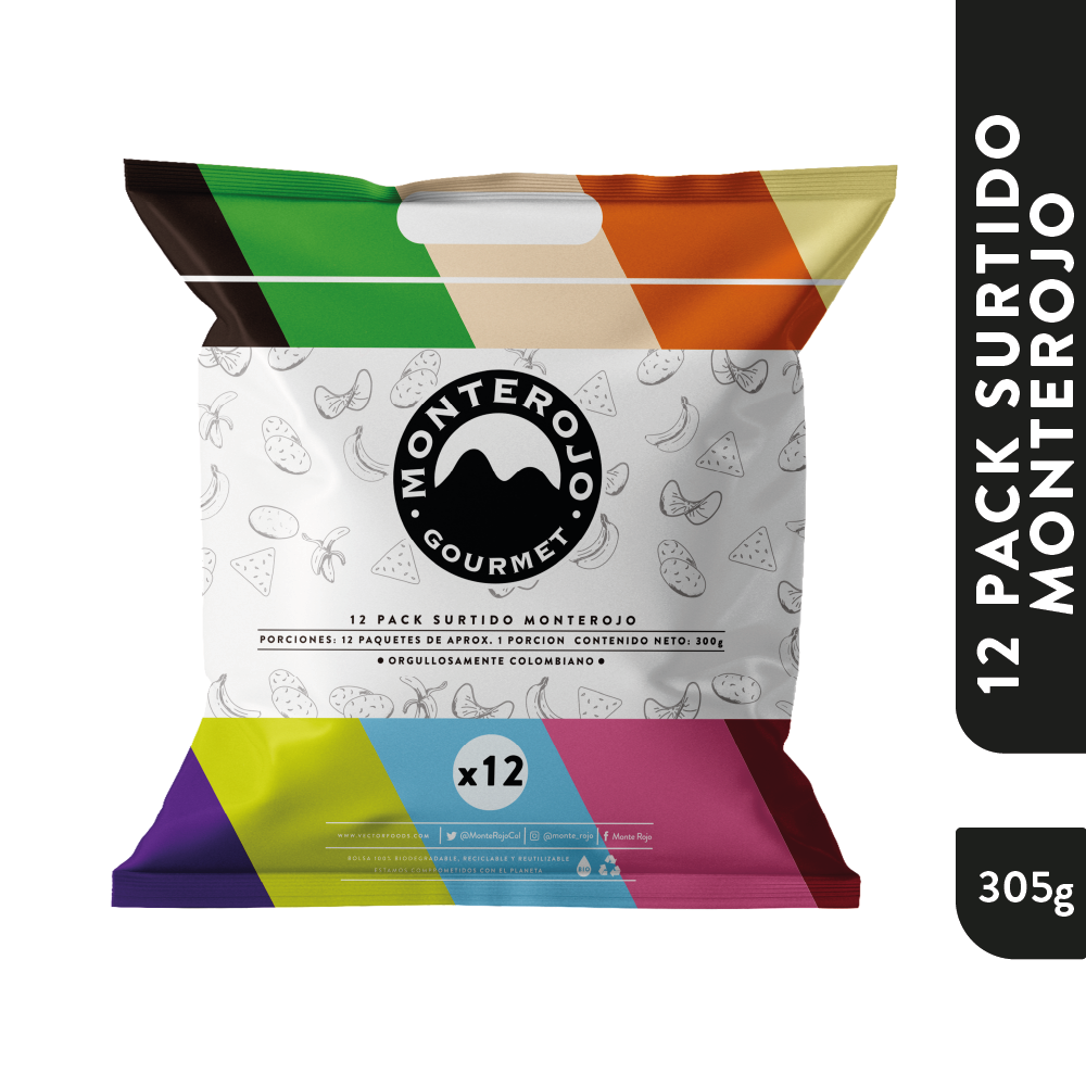 12 Pack Surtido Snacks Chips | MonteRojo