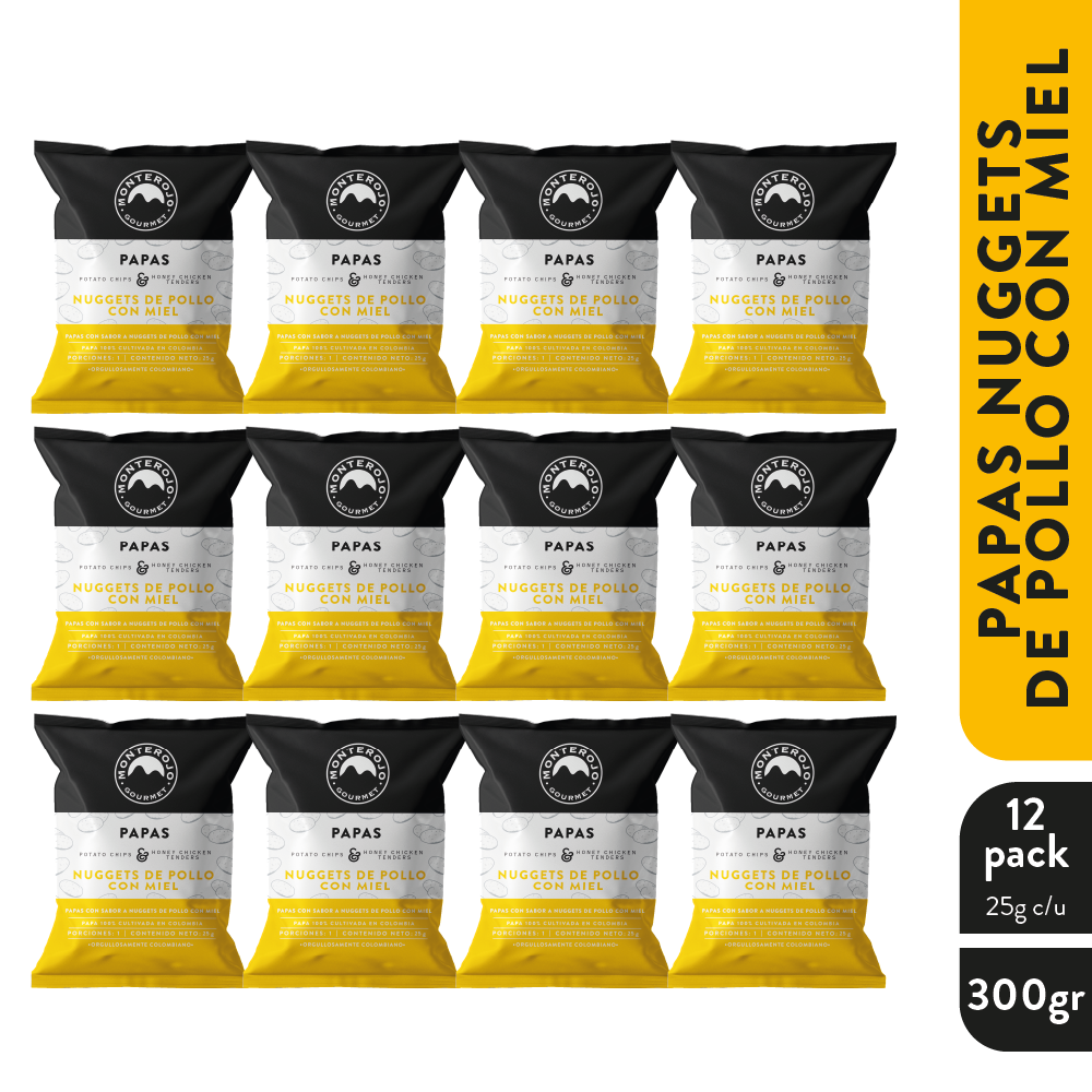 12 Pack Papas Nuggets de Pollo con Miel | MonteRojo