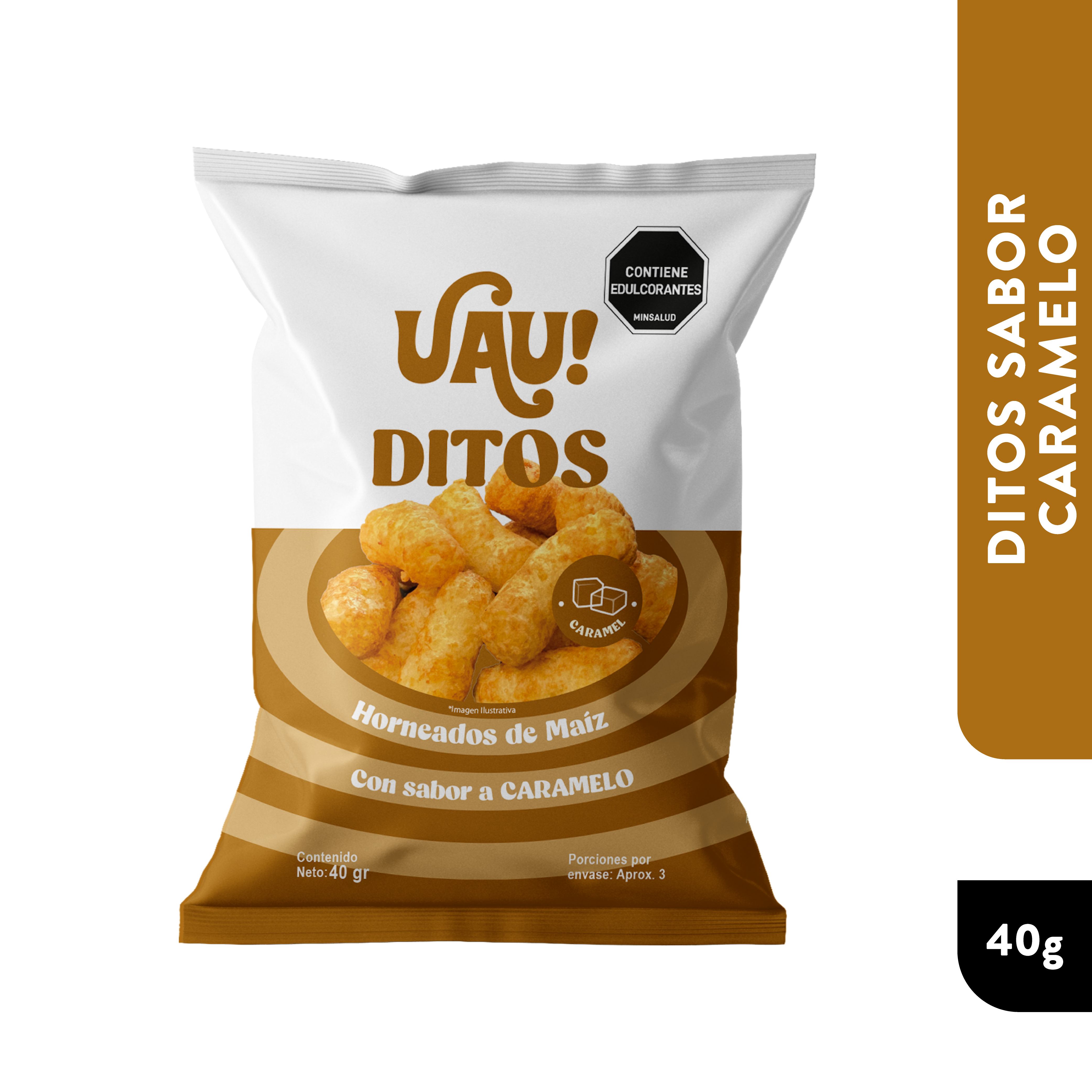 1 Pack Ditos Caramelo – Dulces y crocantes | UAU
